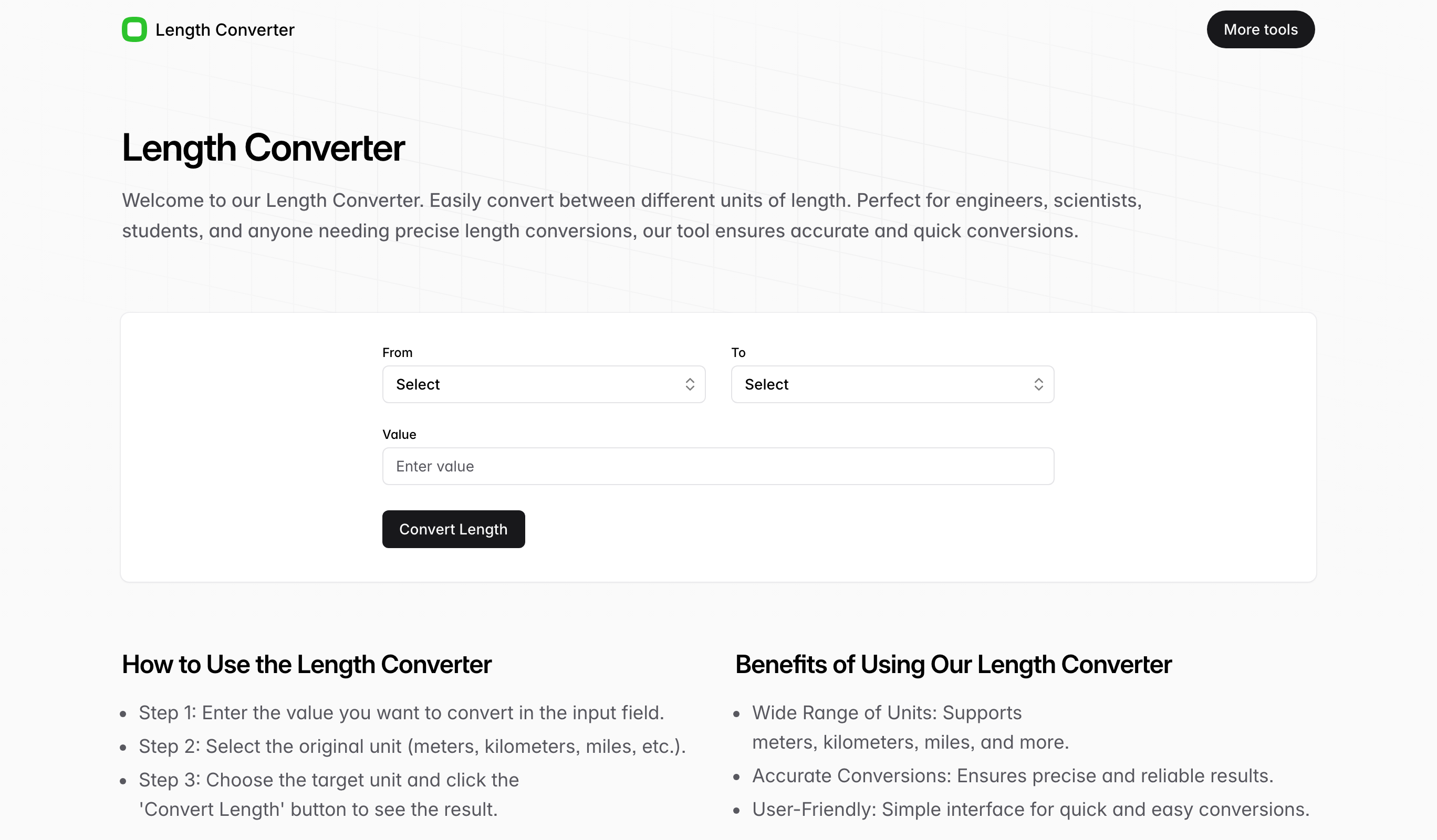 Length Converter - Converteren tussen verschillende lengte-eenheden
